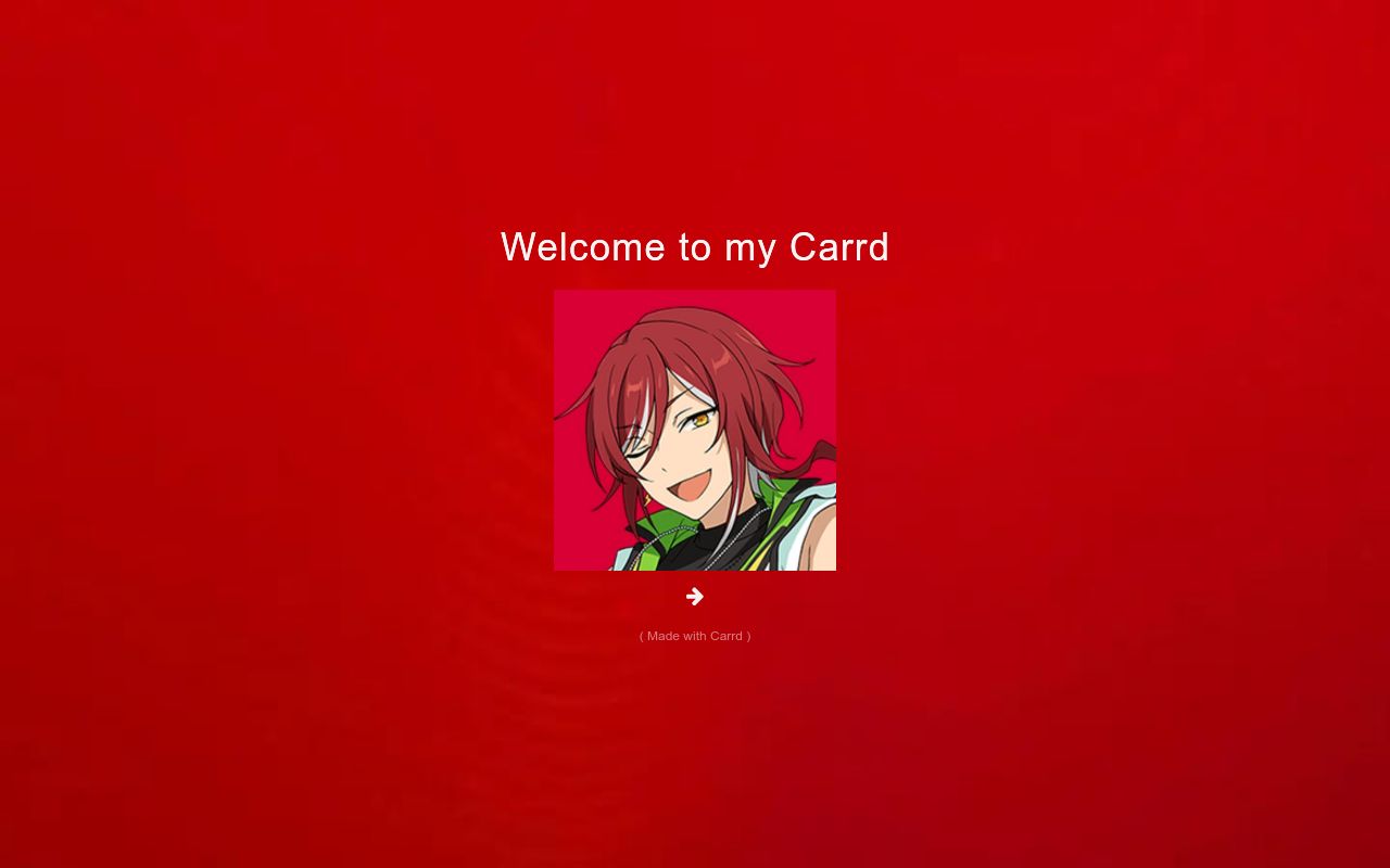 My Introduction Carrd